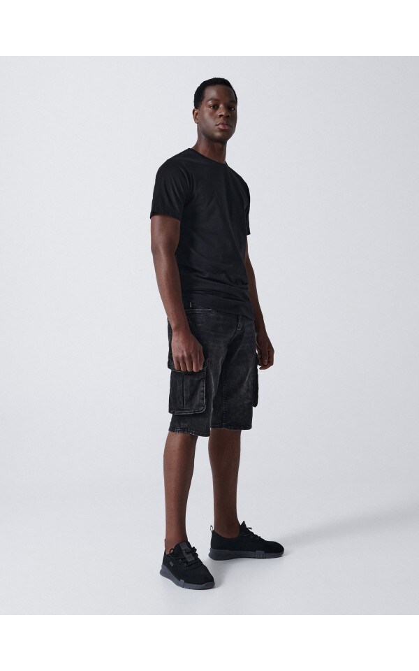 Denimové šortky s cargo vreckami, CROPP, 6155D-99J